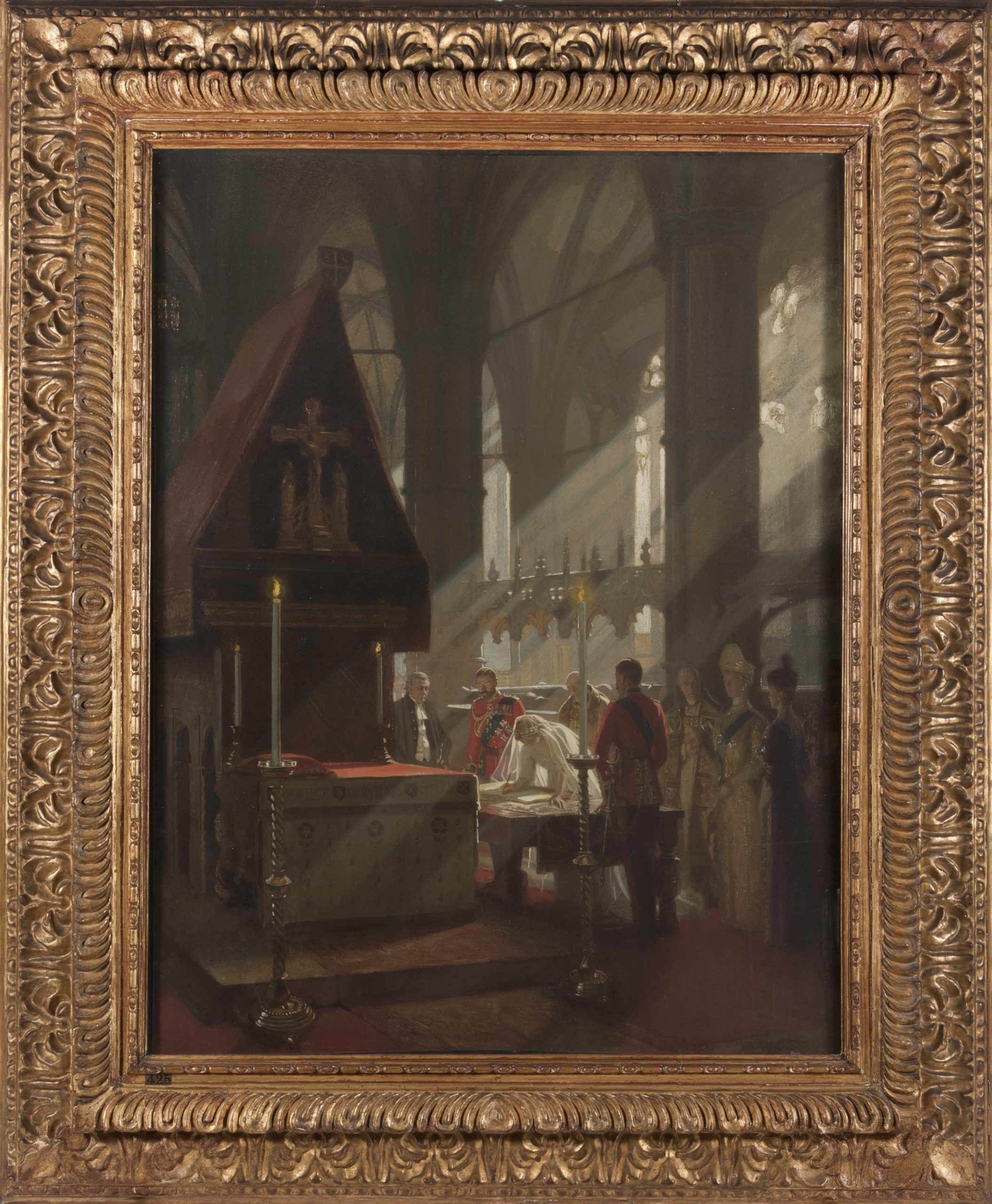 HRH Princess Mary signing the register in Westminster Abbey - Harewood ...